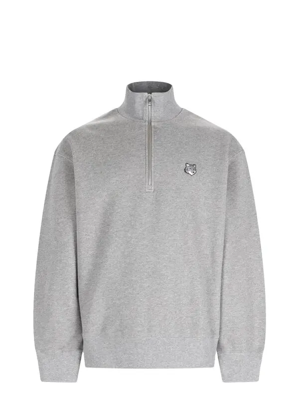 Maison Kitsuné Premium Cotton Sweatshirt - Grey