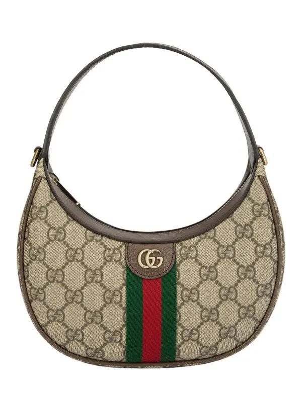 Gucci Mini Monogram Shoulder Bag - Beige