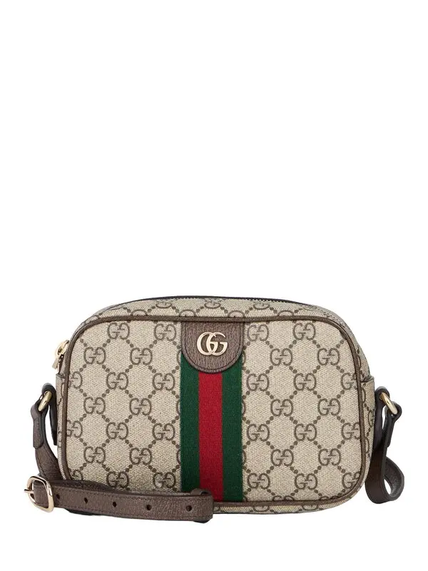Gucci Ophidia Mini Shoulder Bag In Gg Fabric - Multicolor
