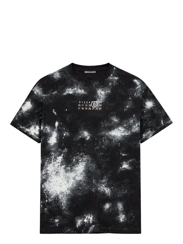 MAISON MARGIELA Painted Short Sleeve T-shirt - Black