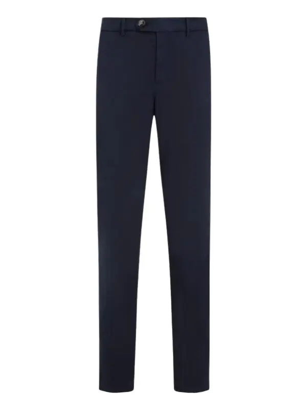 Brunello Cucinelli Cotton Blend Trousers - Navy
