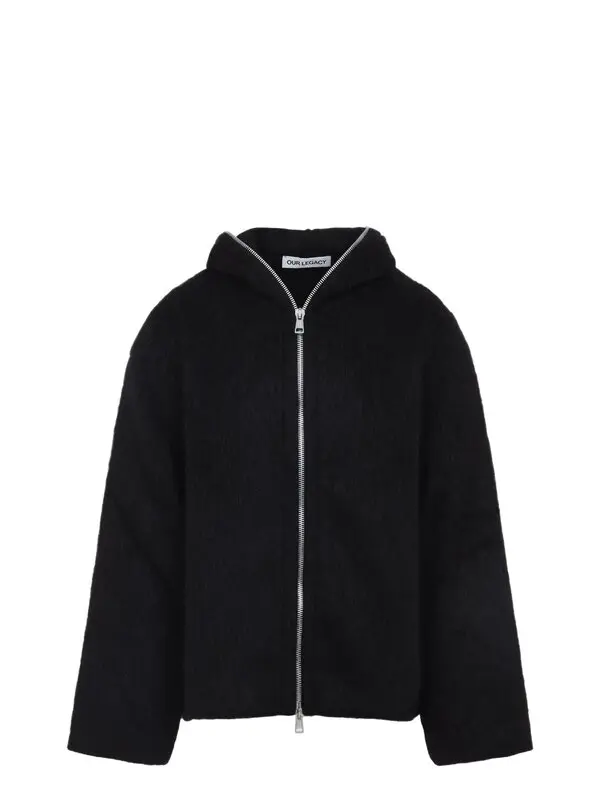 Our Legacy Full Zip Hoodie - Black
