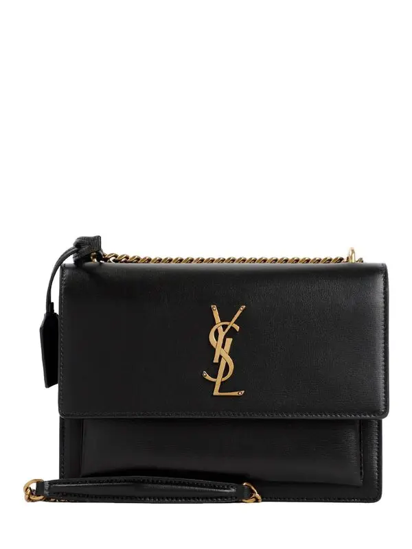 Saint Laurent Medium Sunset Bag - Black