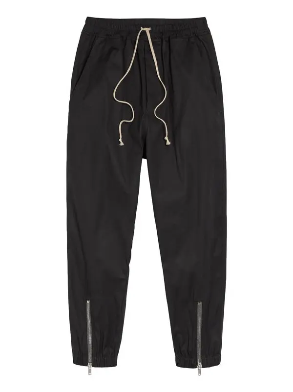 Rick Owens Tecate Stretch-cotton Trousers - Black