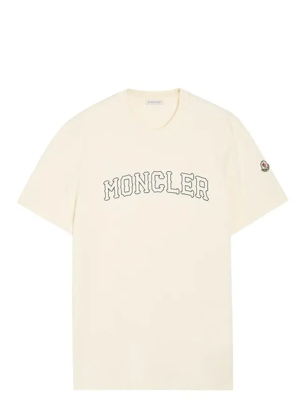 Moncler Logo-print Cotton T-shirt - Multicoloured 1