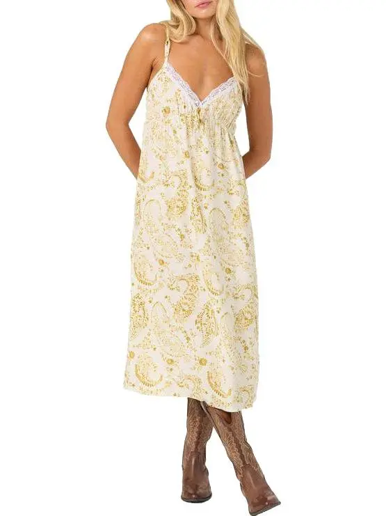 O'Neill Dayna Whispy Midi Dress - Tofu