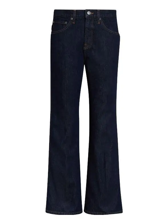 Khaite Clara Crop Flare Leg Jeans - Benson