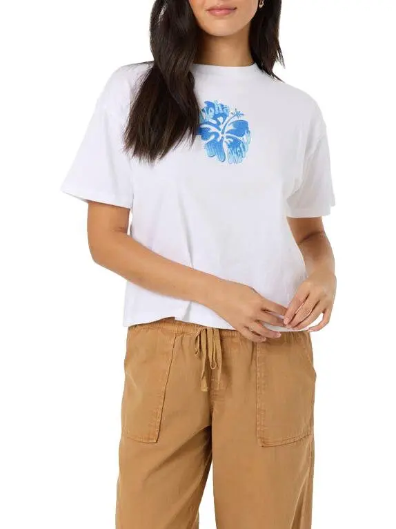 O'Neill Aloha Hibiscus Graphic T-shirt - White
