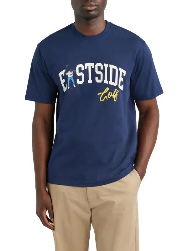 EASTSIDE GOLF Swingman Graphic T-shirt - Navy