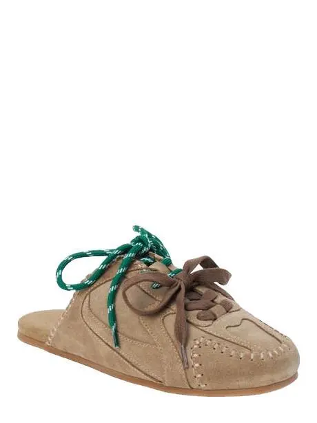 Matisse Devyl Lace-up Mule - Taupe