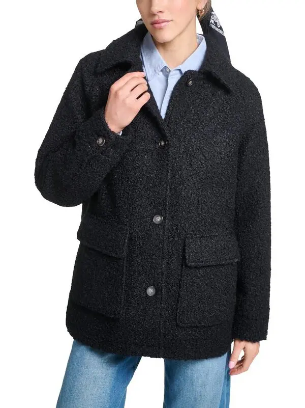 LEVI'S Textured Boucle Shacket - Black