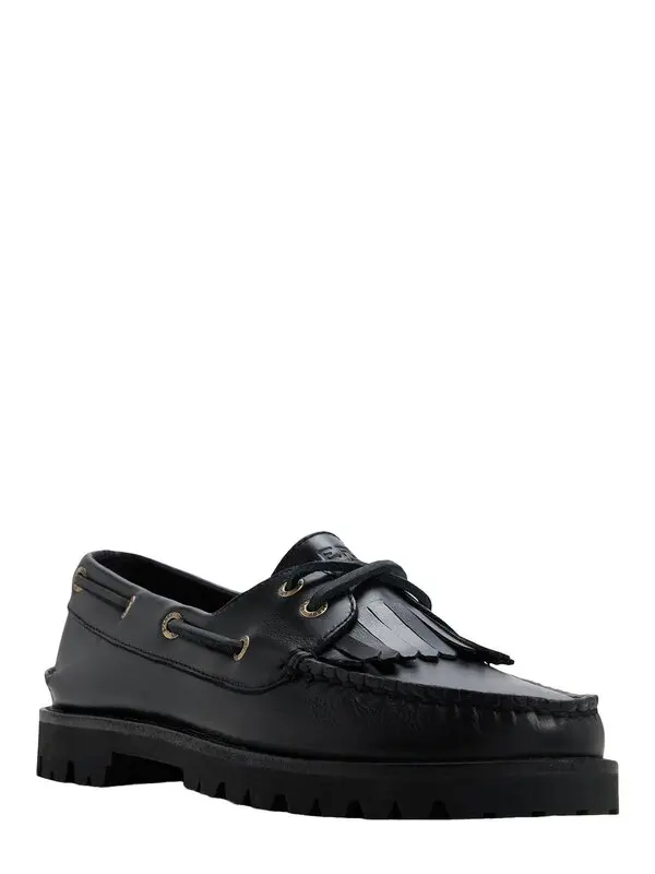 Sperry Authentic Original Kiltie Lug Boat Shoe - Black