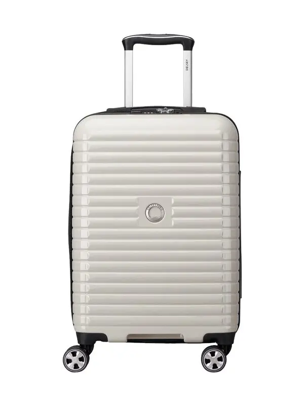 DELSEY PARIS Cruise 3.0 Expandable Carry-on Spinner Luggage - Glossy Ivory