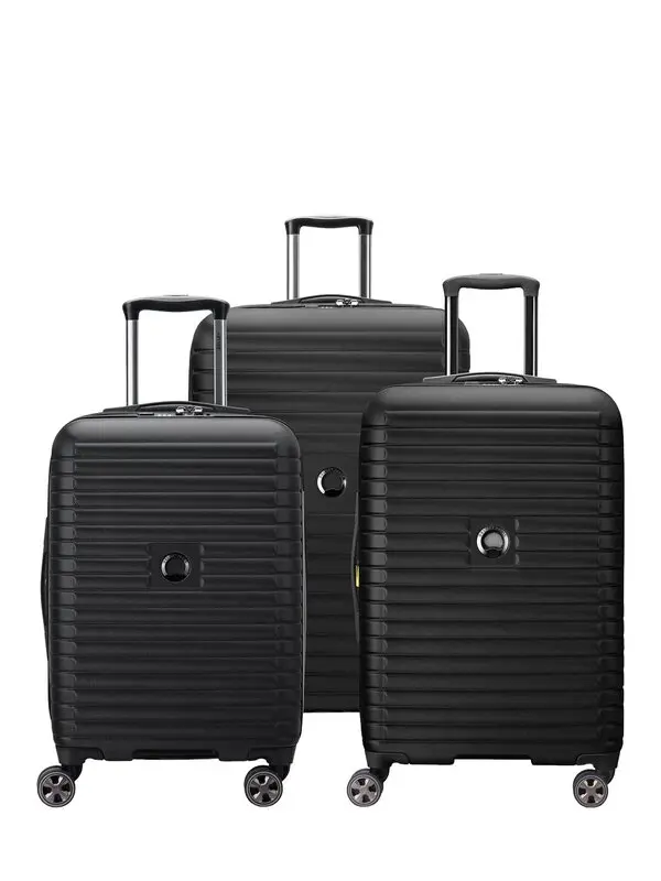 DELSEY PARIS Cruise 3.0 Hardside Expandable 3-piece Spinner Luggage Set - Black