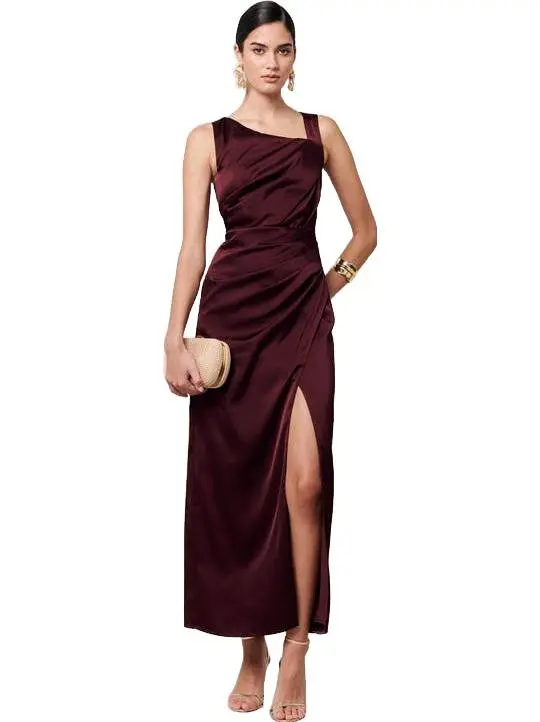 SAVEL Carey Midi Dress - Plum