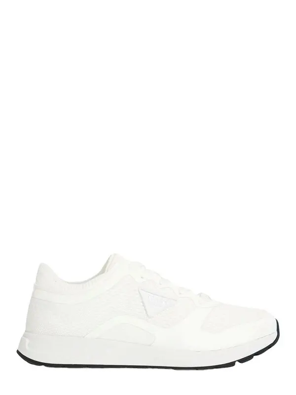 Prada Knit Fabric Sneakers - White