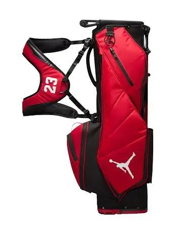 JORDAN Fadeaway Golf Bag - Red/black