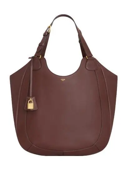 Celine Supple Calfskin Meo Bag - Chestnut