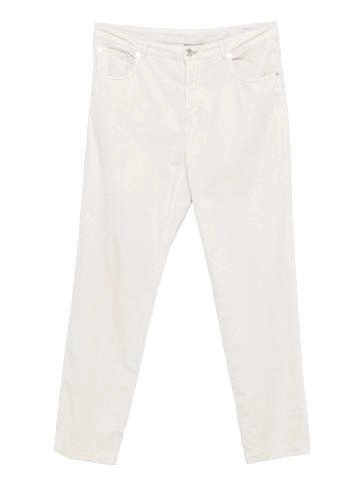 Brunello Cucinelli Corduroy Five-pocket Trousers - White