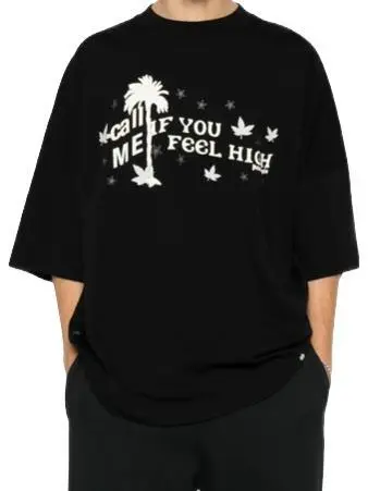 Palm Angels Short-sleeved T-shirt - Black