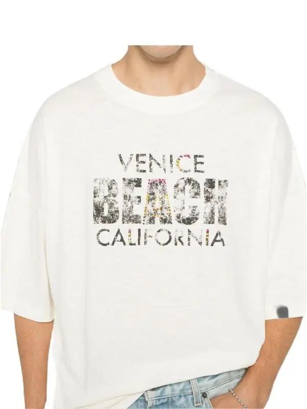 Palm Angels Short-sleeved T-shirt - White