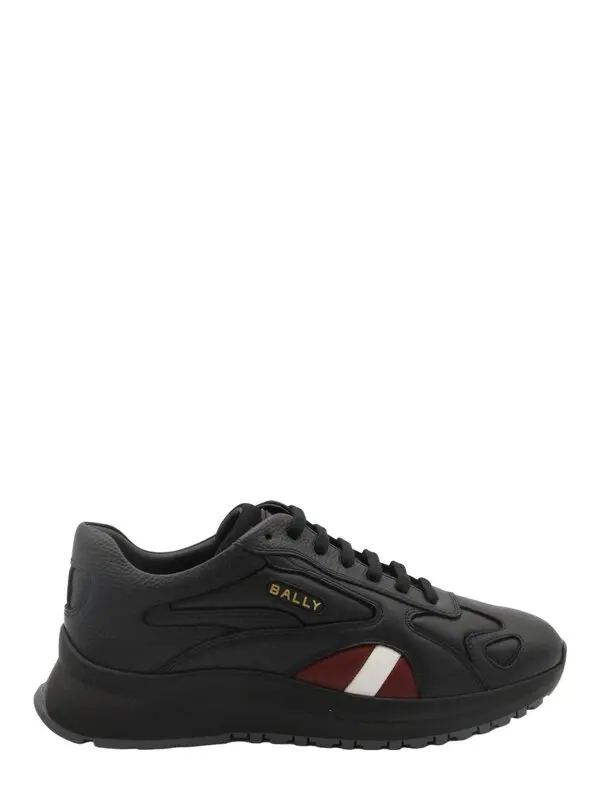 Bally Dewy" Logo Printed Sneakers - Black
