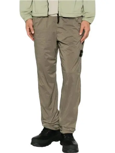 Stone Island Compass Motif Track Pants - Gray