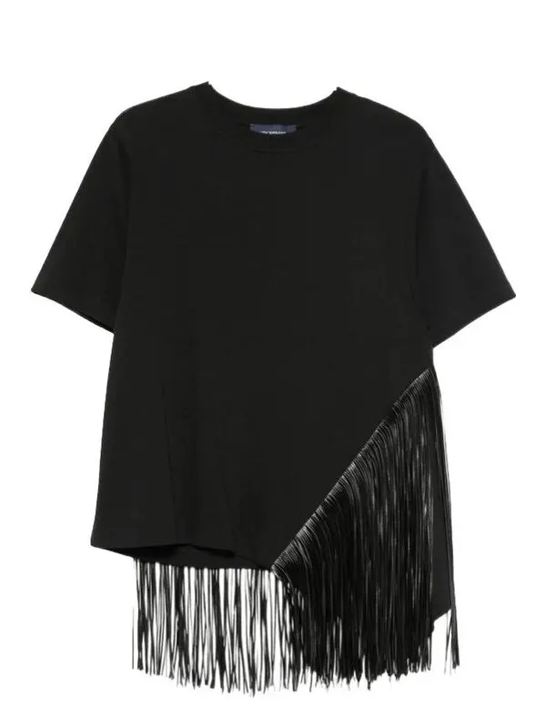 Sportmax Tasseled T-shirt - Black