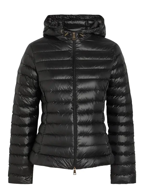 Moncler Padded Hooded Nylon Jacket - Black