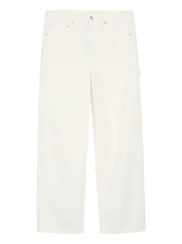 LES DEUX Carpenter Straight-leg Jeans - Ivory