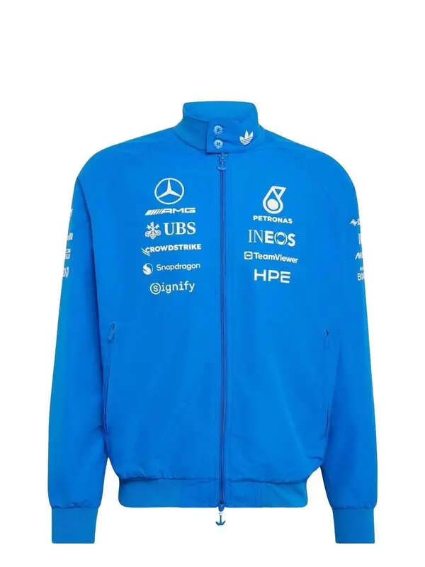 Adidas X Mercedes Amg Petronas Formula 1 Team Harrington Jacket - Blue Bird