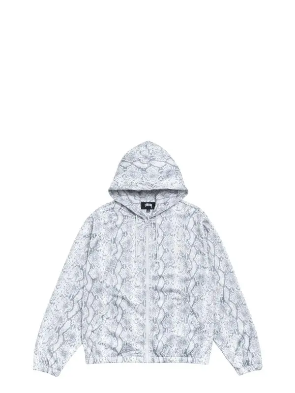StÜssy Athletic Mesh Zip Hoodie - Snake