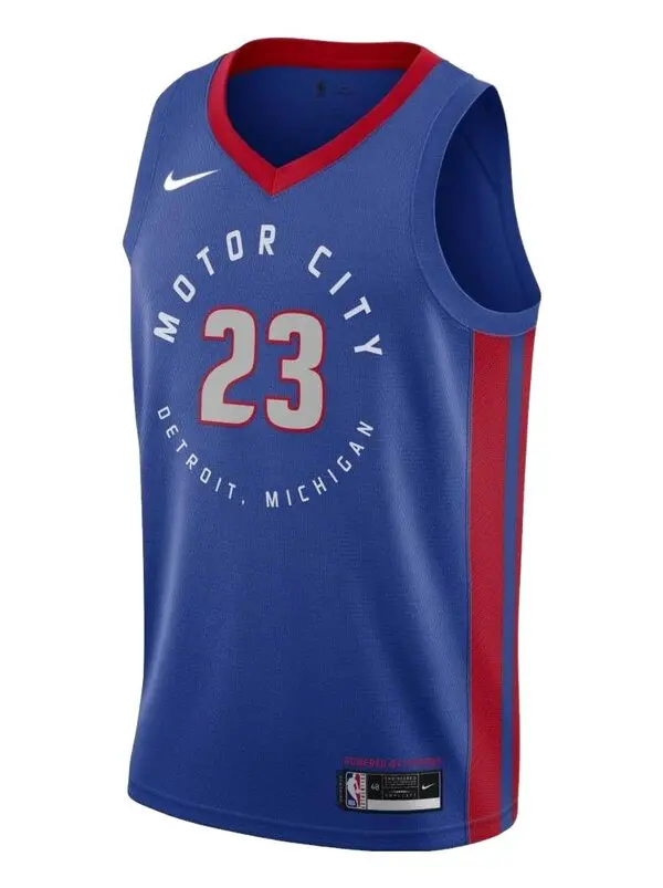 Nike X Nba Detroit Pistons City Edition Jersey Blake Griffin 23 - Blue/red