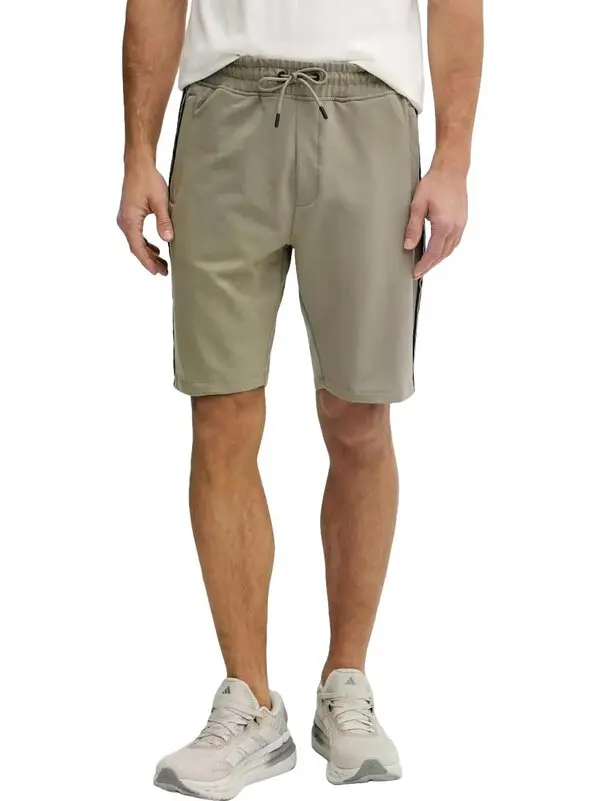 Guess Logo Tape Track Shorts - Green