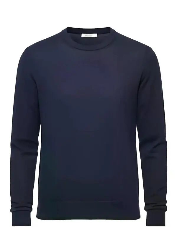 TOMBOLINI Fine-knit Crew-neck Sweater - Blue