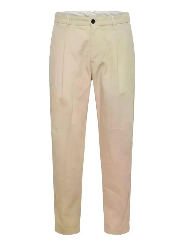 NINE:INTHE:MORNING Panelled Pleated Trousers - Neutrals