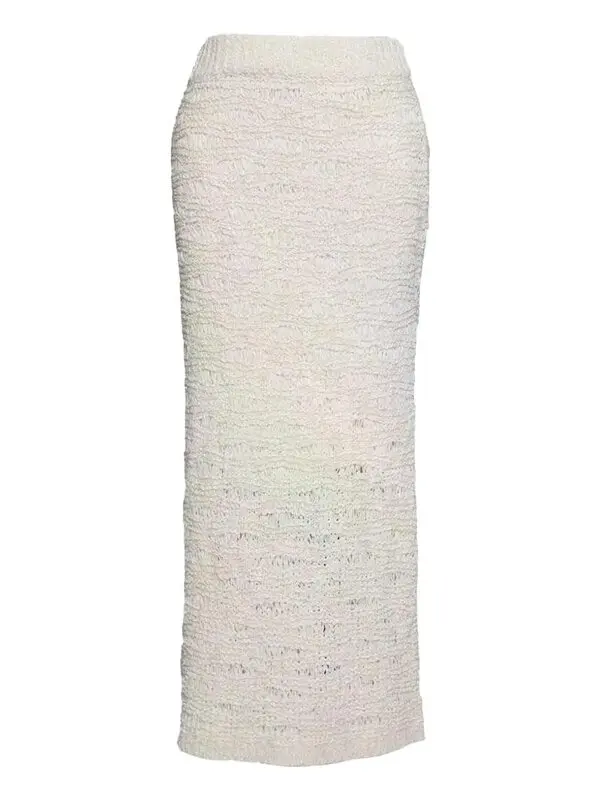 MULLER OF YOSHIOKUBO Gourd Maxi Skirt - Neutrals