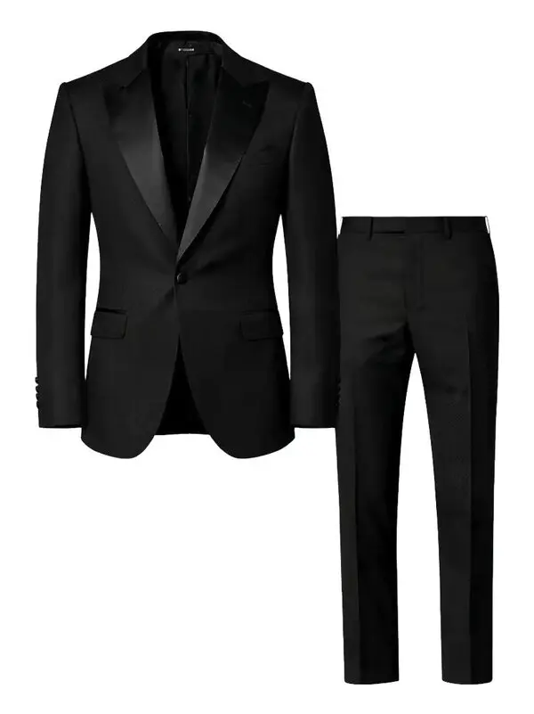 Pal Zileri Peak-lapels Single-breasted Suit - Black