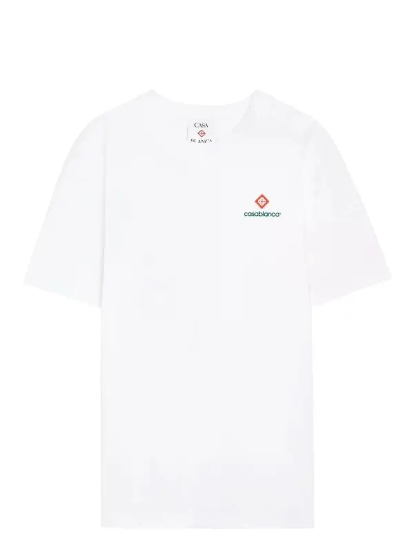 Casablanca Logo-print T-shirt - White