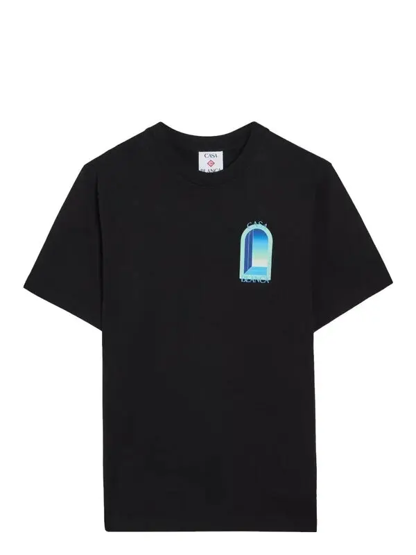 Casablanca Graphic-print T-shirt - Black