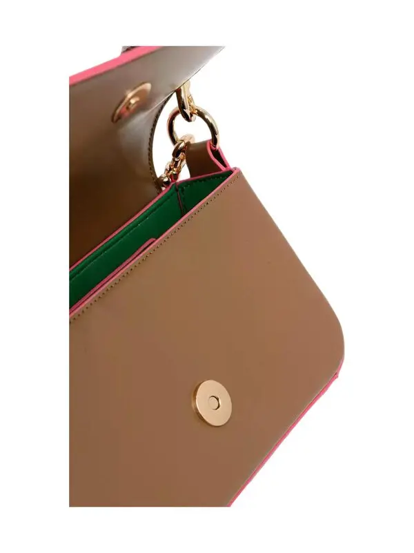 BENETTON Mini Bag With Knotted Handle - Brown