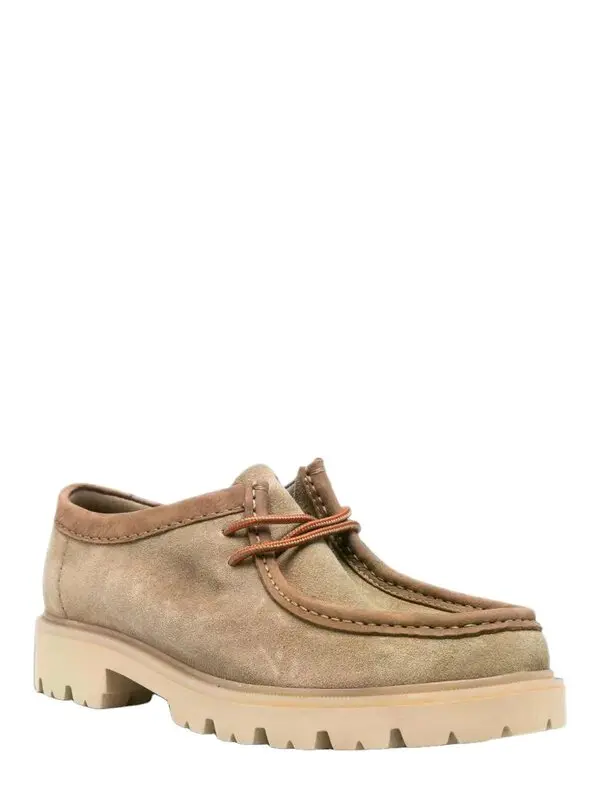 Clarks Cleyhill Seam Derby Shoes - Brown