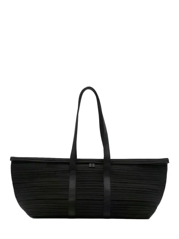 Issey Miyake Textured Shoulder Bag - Black