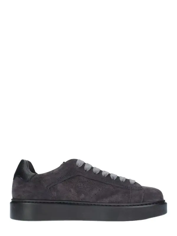 DOUCAL'S Suede Lace-up Sneakers - Grey