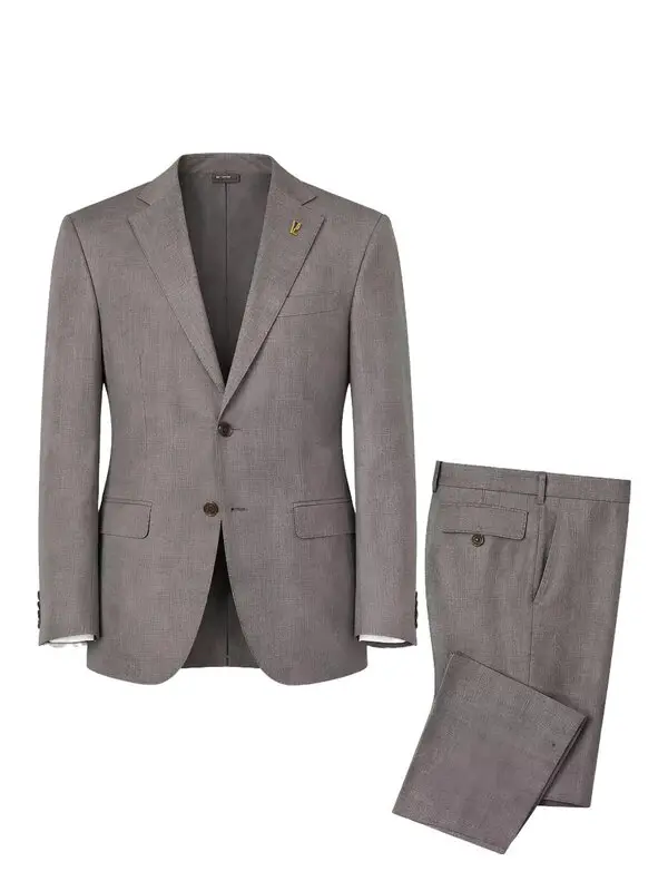 Pal Zileri Single-breasted Wool Suit - Grey