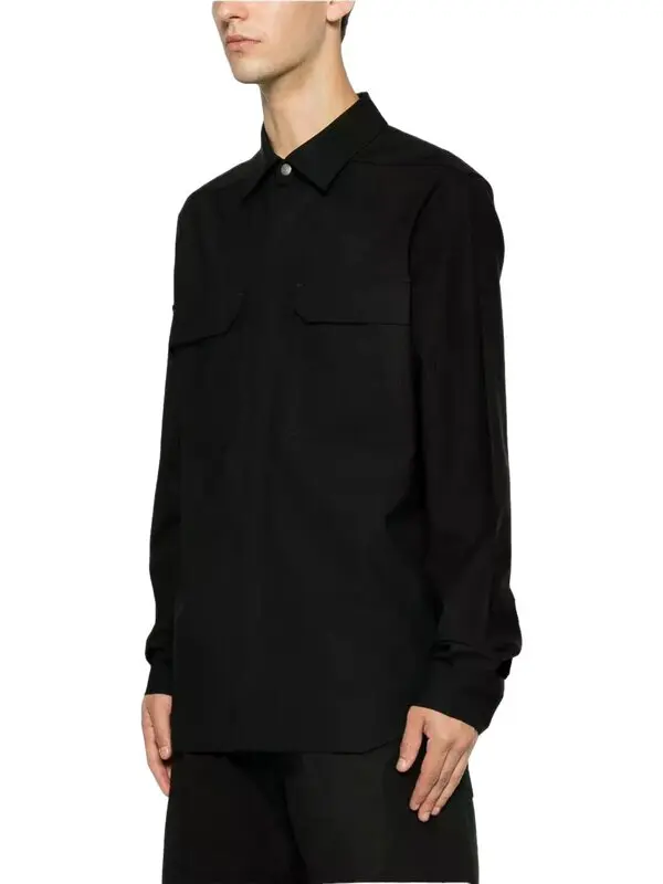 Rick Owens Flap-pocket Shirt - Black