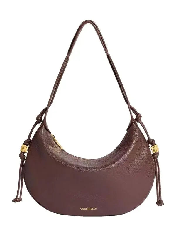 COCCINELLE Small Thess Leather Shoulder Bag - Brown