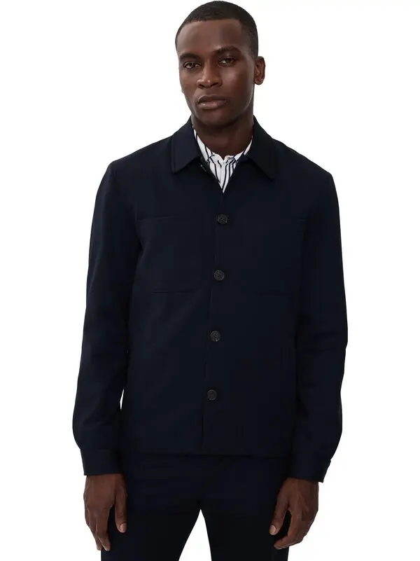 LES DEUX Marseille Hybrid Jacket - Navy