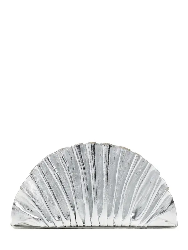 Cult Gaia Nala Mini Clutch - Silver