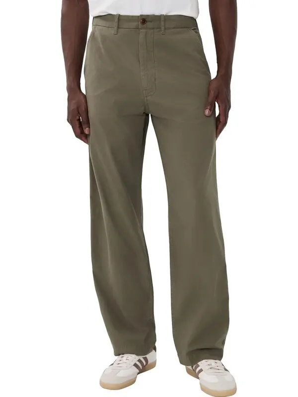 Madewell Poplin Utility Pants - Olive